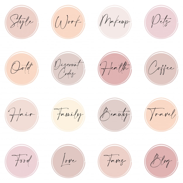 Elegant Handwritten Calligraphy Labels on Blush Backgrounds | Jiffy Designs