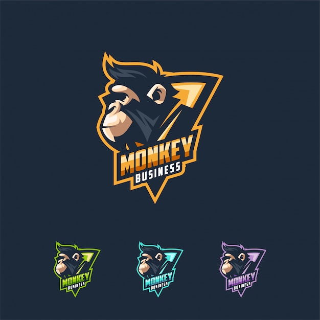 Fierce and Fearless Monkey Mascot Logo | Jiffy Designs