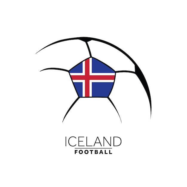 Iconic Icelandic Football Emblem: Soaring Pride of the Island Nation ...