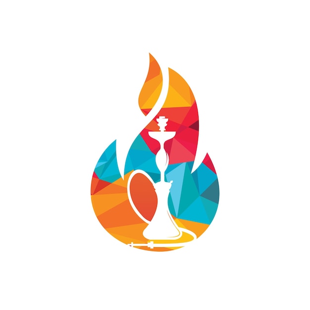 Vibrant Flame-Inspired Abstract Art with Geometric Shapes | Jiffy Designs