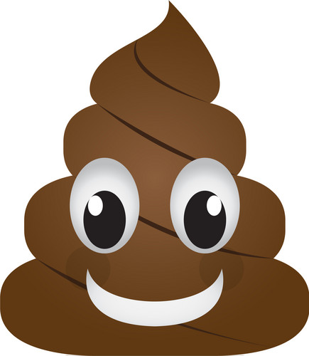 Isolated Happy Poop Emoji. Vector Illustration Design | Jiffy Designs