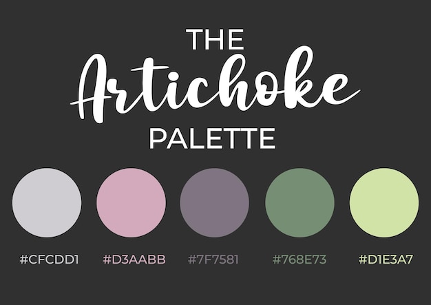 Elegant Artichoke-Inspired Color Palette with Soft Tones | Jiffy Designs