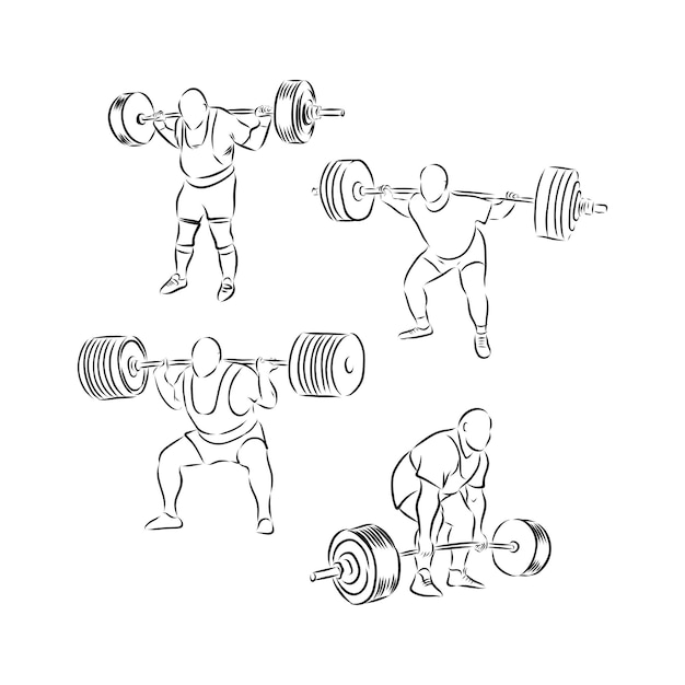 Powerful Weightlifting Poses Showcasing Strength and Technique | Jiffy ...
