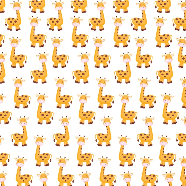 Adorable Giraffe Pattern: A Whimsical Collection of Spotted Jungle ...