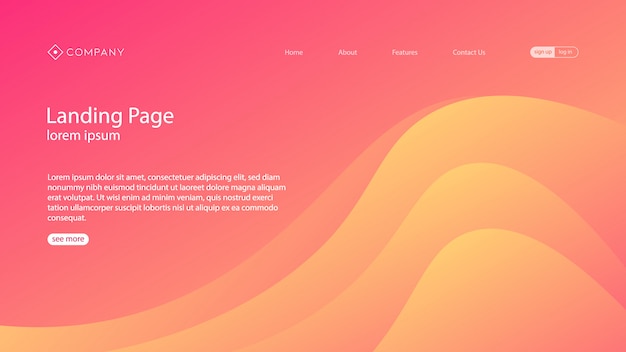 Vibrant Sunset Landscape with Minimal Website Header Design | Jiffy Designs