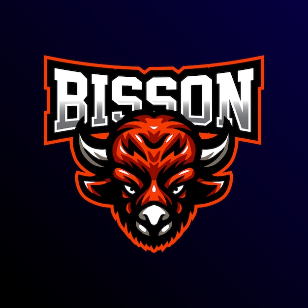 Fierce Bison Logo with Bold Typography | Jiffy Designs