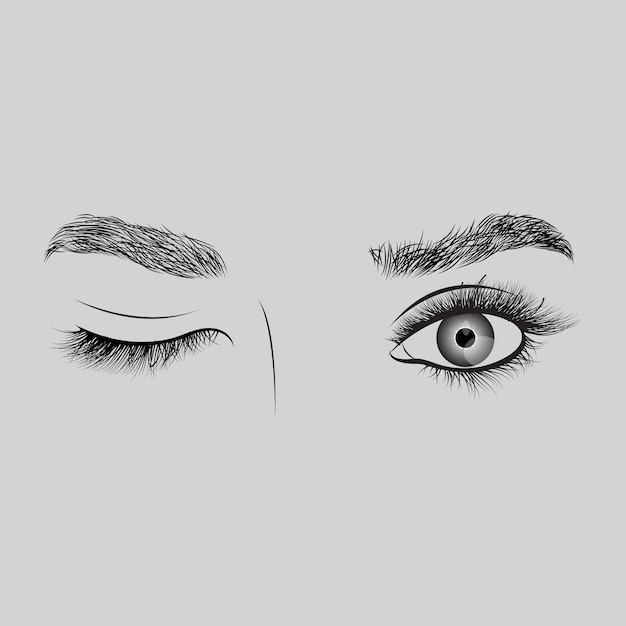 Captivating Gaze: Expressive Eyes in Detailed Sketch | Jiffy Designs