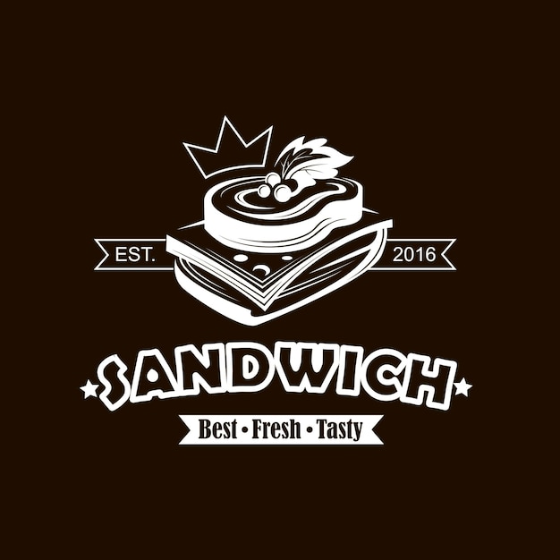 Delectable Sandwich Emblem: Savory Goodness Since 2016 | Jiffy Designs