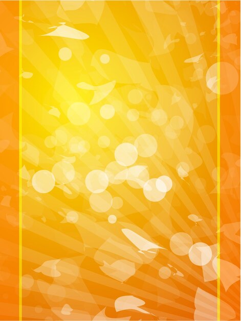 Radiant Sunburst Backdrop with Shimmering Bokeh Highlights | Jiffy Designs