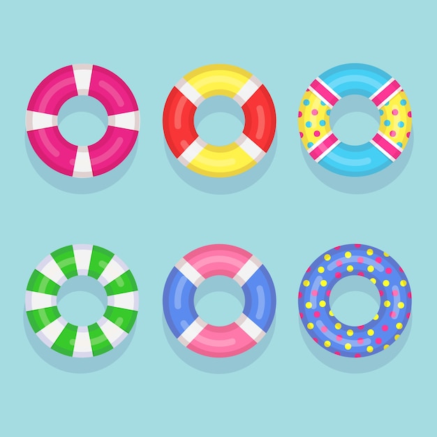 Vibrant and Playful Life Preserver Collection for Versatile Designs ...
