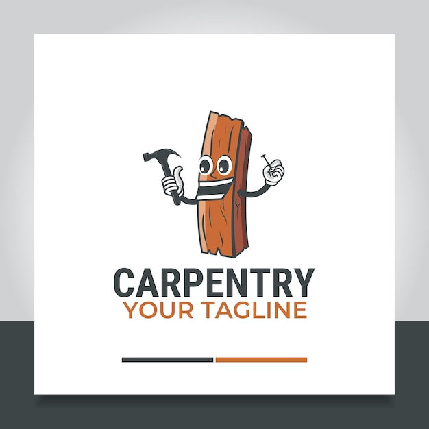 Cheerful Carpenter Tool Mascot in Vibrant Illustration | Jiffy Designs