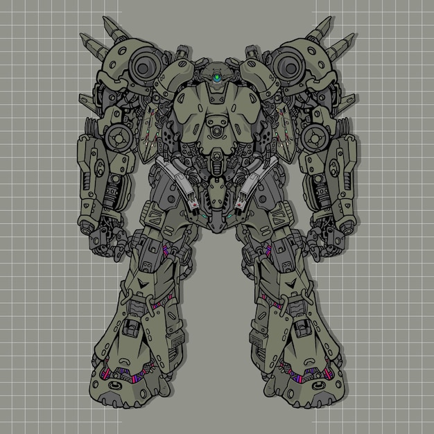 Intricate Mechanical Exosuit: A Futuristic Masterpiece | Jiffy Designs