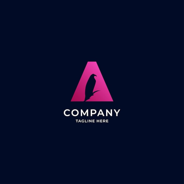 Vibrant Pink Triangle Logo on Elegant Navy Background | Jiffy Designs