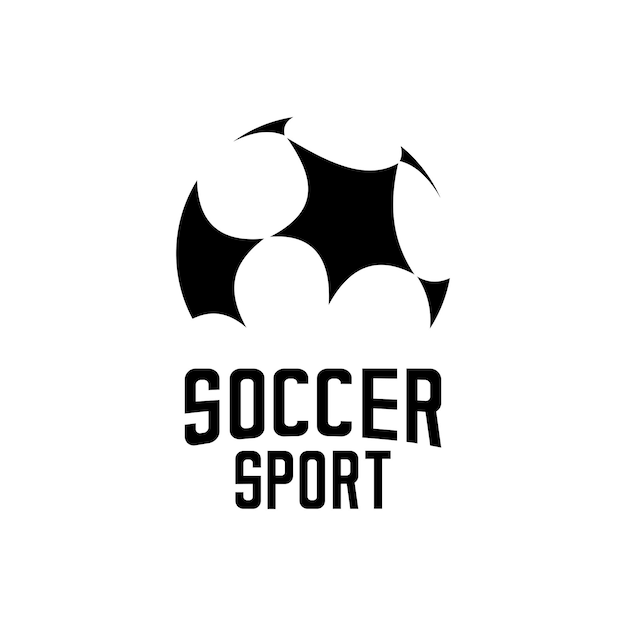 Minimalist Soccer Ball Emblem with Distinctive Design | Jiffy Designs