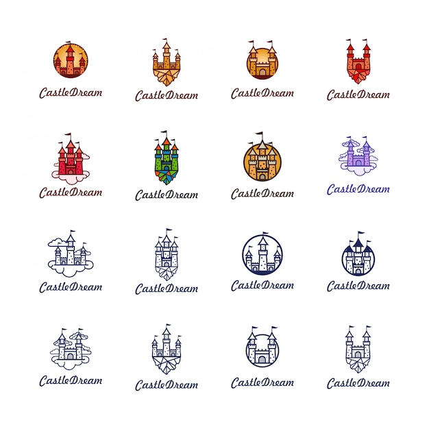 Whimsical Castle Crests: A Charming Collection of Heraldic Icons ...