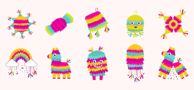 Vibrant and Playful Piñata-Inspired Graphic Collection | Jiffy Designs