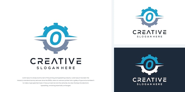 Innovative Gear-Inspired O Monogram Logo Design | Jiffy Designs