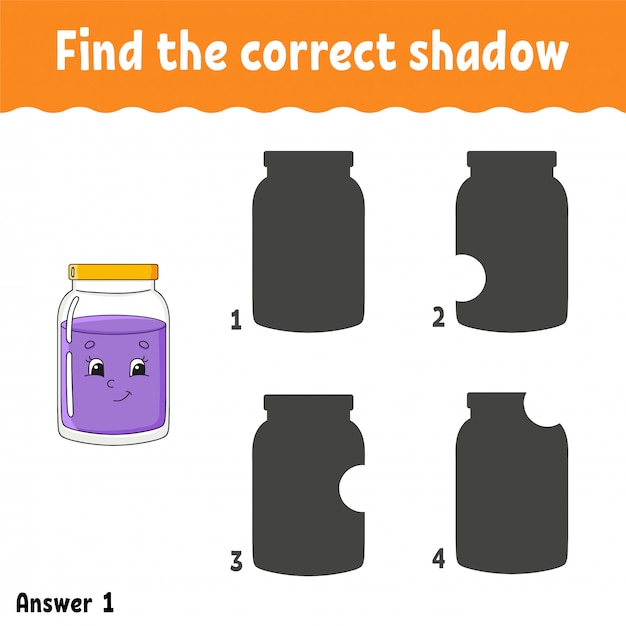 Adorable Jar Character Seeks Matching Shadow | Jiffy Designs