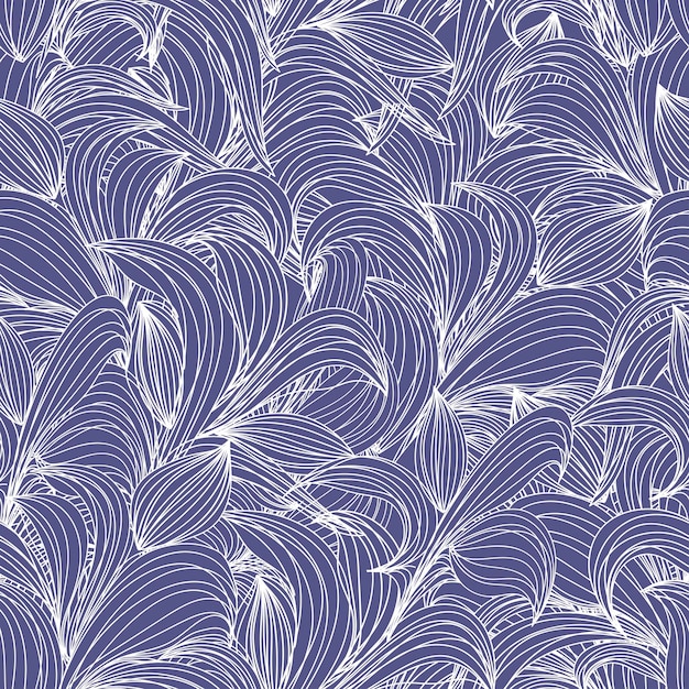 Intricate Purple Wave Pattern with Flowing Organic Shapes | Jiffy Designs