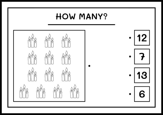 Counting Candles: A Whimsical Visual Puzzle | Jiffy Designs
