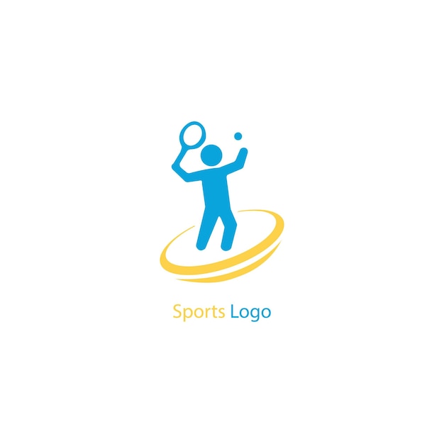 Dynamic Sports Logo with Energetic Silhouette Figure | Jiffy Designs