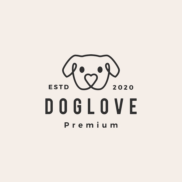 Elegant Dog Face Logo for Premium Pet Care Brand | Jiffy Designs