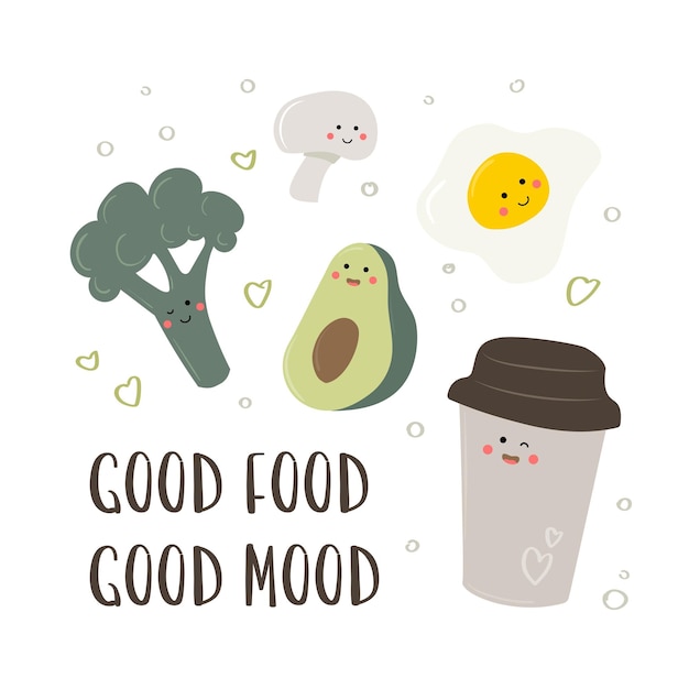 Delightful Produce and Positive Vibes: A Cheerful Food-Themed ...