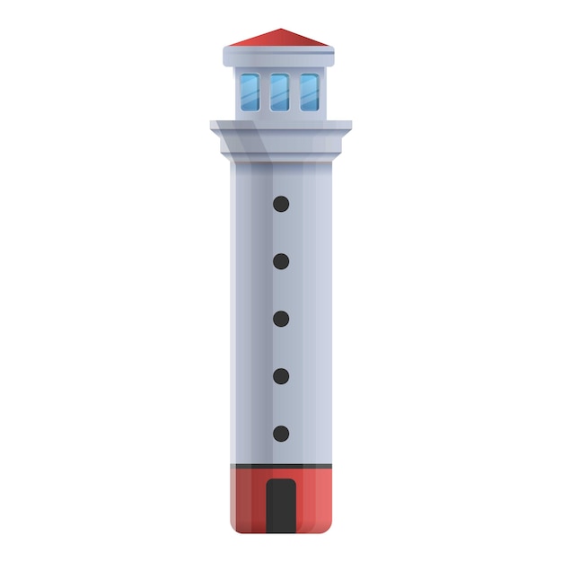 Vibrant Lighthouse Beacon in Minimalist Design | Jiffy Designs