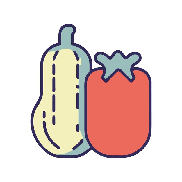 Vibrant Vegetable Duo: Eggplant and Tomato | Jiffy Designs