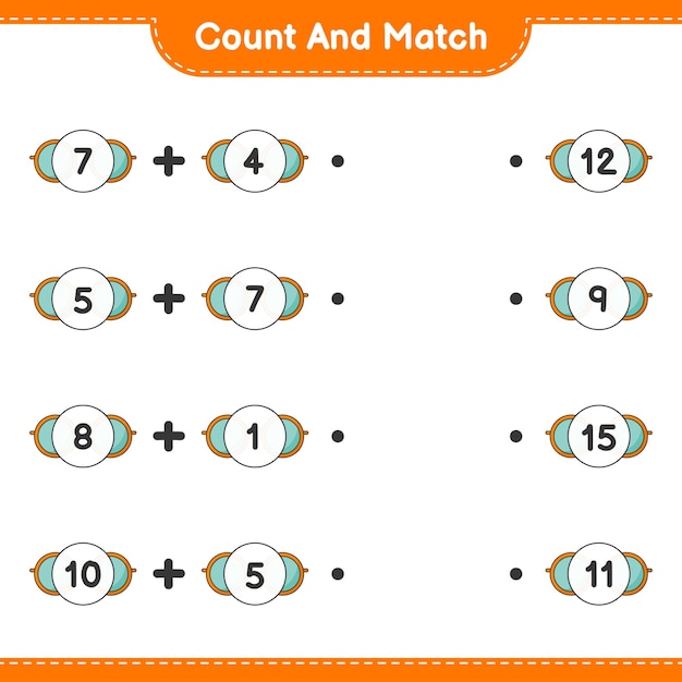 Engaging Math Puzzle: Count and Match Numbers | Jiffy Designs