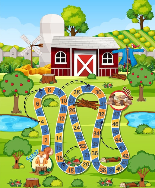Charming Farmhouse and Vibrant Game Board Adventure | Jiffy Designs