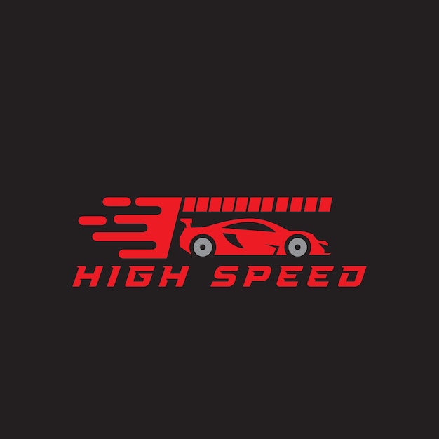Sleek and Powerful High-Speed Racing Logo | Jiffy Designs