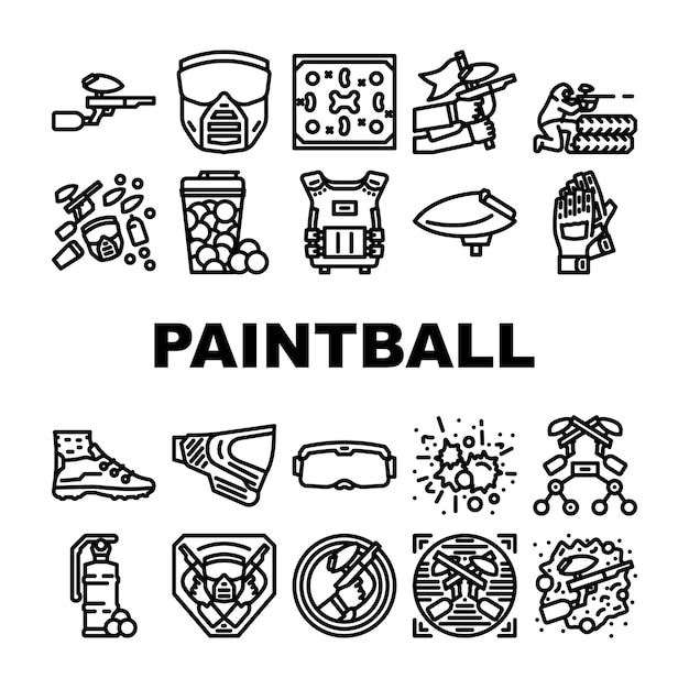 Comprehensive Collection of Iconic Paintball Gear and Accessories ...