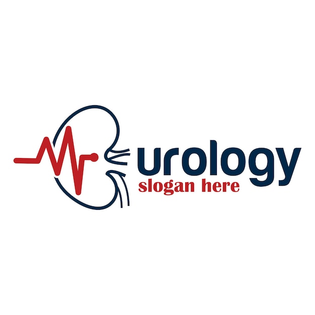 Vibrant Urology Logo with Heartbeat Symbol and Customizable Slogan ...