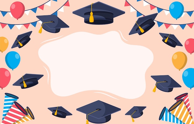 Colorful Graduation Caps, Balloons, and Party Decorations | Jiffy Designs