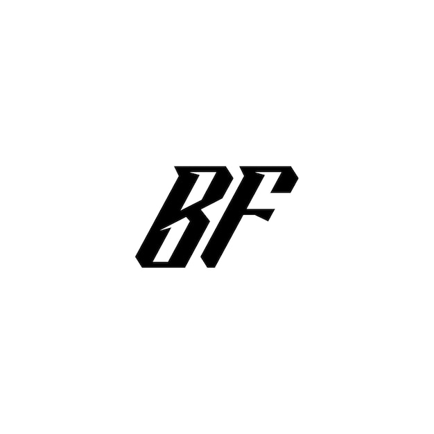 Sleek and Stylish Black BF Monogram Logo Design | Jiffy Designs