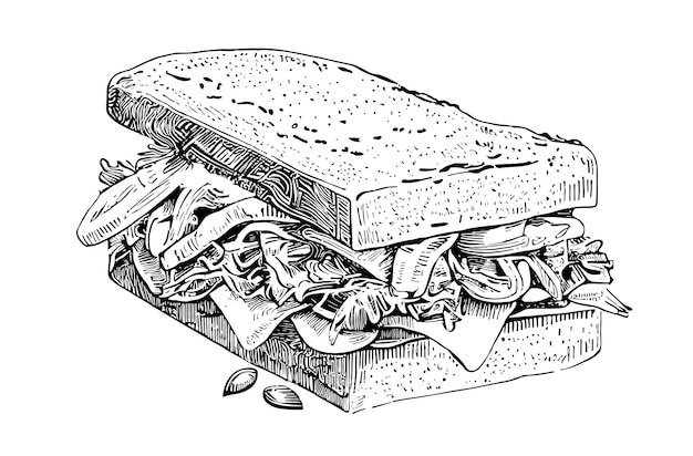 Delectable Deli-Style Sandwich with Savory Fillings | Jiffy Designs