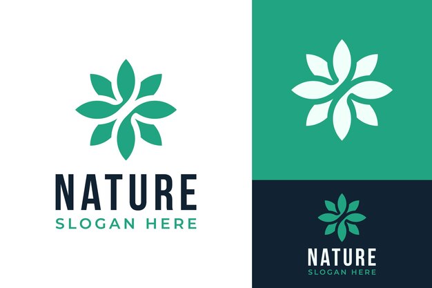 Elegant Floral Nature Logo with Slogan | Jiffy Designs