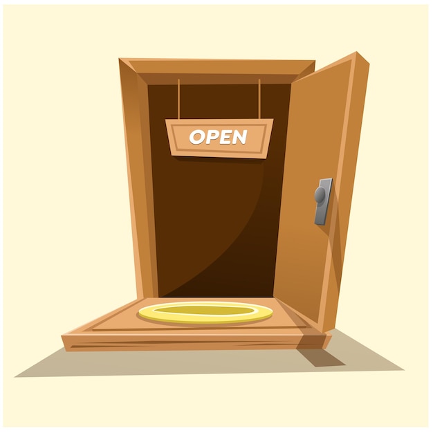 Welcoming Open Door Invites Customers Inside | Jiffy Designs