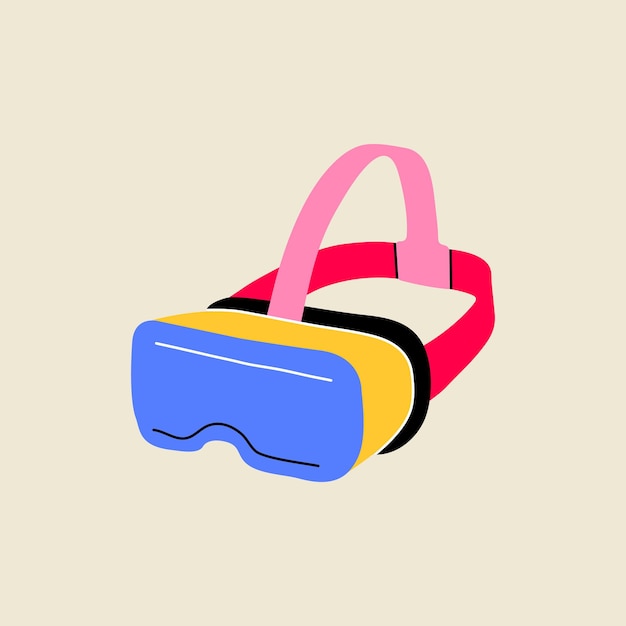 Vibrant Virtual Reality Headset with Bold Colors | Jiffy Designs