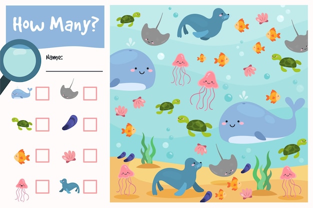 Adorable Underwater Adventure with Friendly Sea Creatures | Jiffy Designs