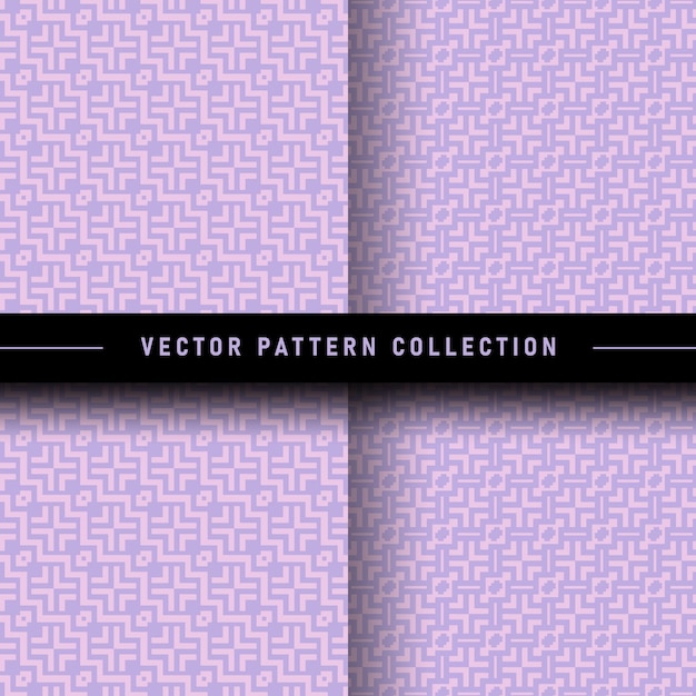 Intricate Geometric Patterns in Soothing Lavender Tones | Jiffy Designs