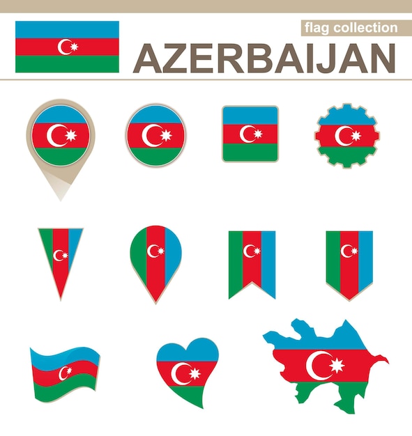 Vibrant Symbols of Azerbaijan: Flags, Pins, and Shapes | Jiffy Designs