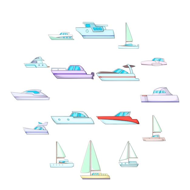 Vibrant Collection of Diverse Nautical Vessels and Watercraft | Jiffy ...