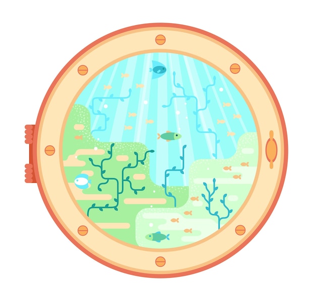 Whimsical Forest Scene in Circular Frame | Jiffy Designs