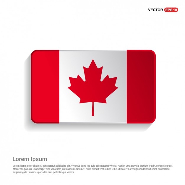 Canadian Flag Design with Vibrant Red Maple Leaf | Jiffy Designs