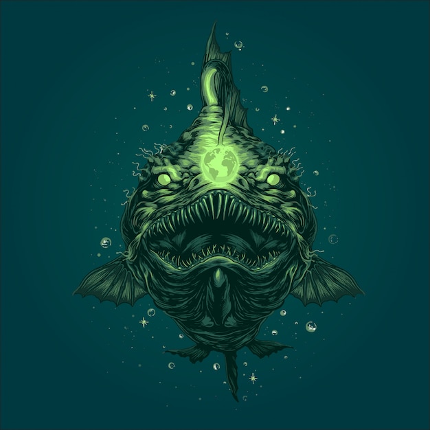 Ferocious Deep-Sea Creature Emerges from the Abyss | Jiffy Designs