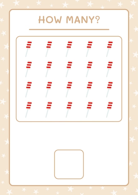 Festive Candy Cane Counting Game for the Holidays | Jiffy Designs
