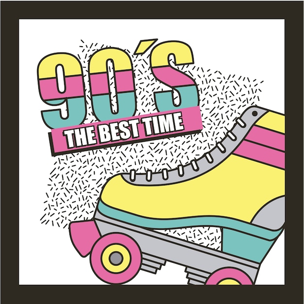 Vibrant Retro Roller Skates: The Best Time for 90s Nostalgia | Jiffy ...