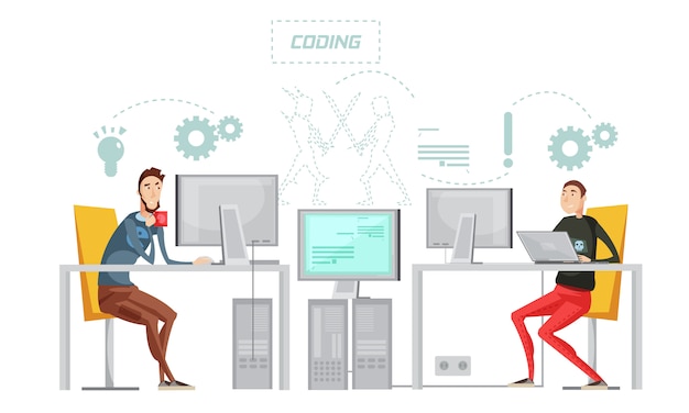 Collaborative Coding: Developers Crafting Digital Solutions | Jiffy Designs